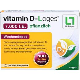 Dr. Loges + Co. GmbH Vitamin D-LOGES 7.000 I.E. pflanzlich Wochendepot 30 St