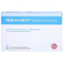 Pari ProtECT Inhalationsl&ouml;sung mit Ectoin Ampullen 20X2.5 ml