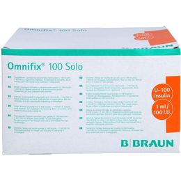 B.Braun Omnifix Insulinspr.1 ml U100 100 St