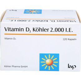 K&ouml;hler Pharma GmbH Vitamin D3 K&ouml;hler 2.000 I.E. Kapseln 120 St