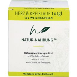 NATUR-NAHRUNG Herz & Kreislauf 1x tgl.Weichkapseln 105 St