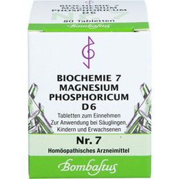 Bombastus Biochemie 7 Magnesium phosphoricum D 6 Tabletten 80 St
