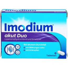 Imodium akut Duo 2 mg/125 mg Tabletten 6 St