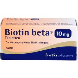 betapharm Biotin Beta 10 mg Tabletten 50 St