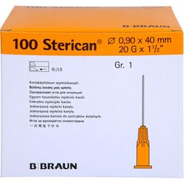 1001 Artikel Medical Sterican Kan&uuml;len Luer-Lok 0,90x40 mm Gr.1 gelb 100 St