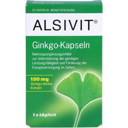 Ginkgo 100 mg Alsivit Kapseln 30 St