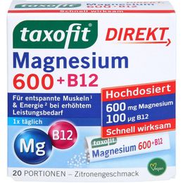 MCM KLOSTERFRAU Vertr. GmbH Taxofit Magnesium 600+B12 Direkt Granulat 20 St