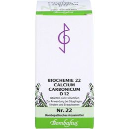 Bombastus Biochemie 22 Calcium carbonicum D 12 Tabletten 200 St