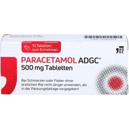 Paracetamol Adgc 500 mg Tabletten 10 St