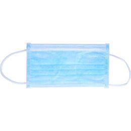OP-MASKE Mundschutz 3lagig m.Gummi blau 50 St