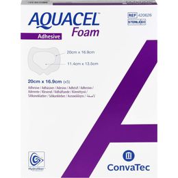 B2B Medical Aquacel Foam adh&auml;siv Sakral 16,9x20 cm Verband 5 St