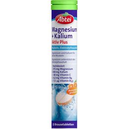 Abtei Magnesium+Kalium Aktiv Plus Brausetabletten 15 St
