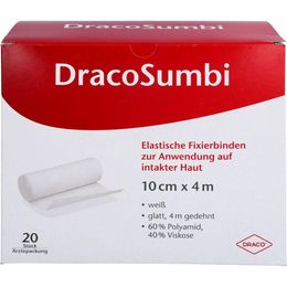 Dracosumbi Fixierbinde 10 cmx4 m wei&szlig; 20 St