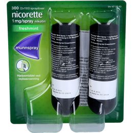 Nicorette Mint Spray 1 mg/Spr&uuml;hsto&szlig; 2 St