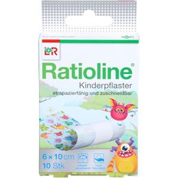 Lohmann & Rauscher Ratioline Kinderpflaster zuschneidbar 6 cmx1 m 10 St