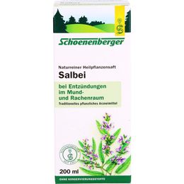 Salus Salbei Saft Schoenenberger Heilpflanzens&auml;fte 200 ml