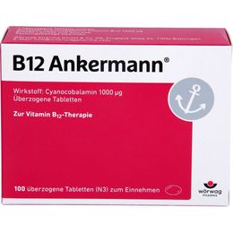 WÖRWAG PHARMA B12 Ankermann 1.000 μg Tabletten 100 St
