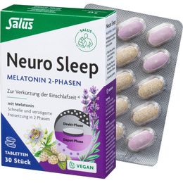 Neuro Sleep Melatonin 2-Phasen Tabletten Salus 30 St