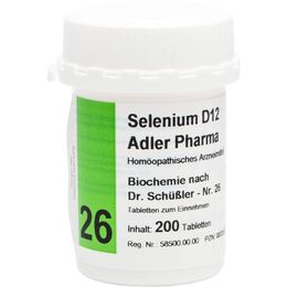 Biochemie Adler 26 Selenium D 12 Tabletten 200 St