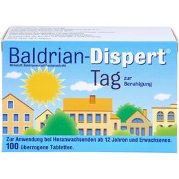 Baldrian Dispert Tag &uuml;berzogene Tabletten 100 St