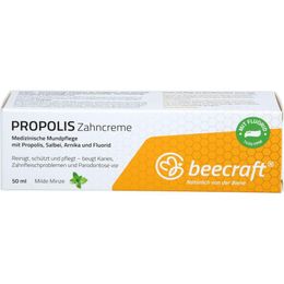 Beecraft Propolis Zahncreme Salbei Arnika Fluorid 50 ml