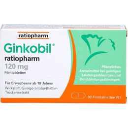 GINKOBIL-ratiopharm 120 mg Filmtabletten 30 St