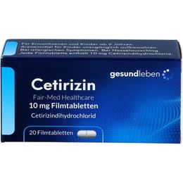 Cetirizin Fair-Med Healthcare 10 mg Filmtabl./Gehe 20 St