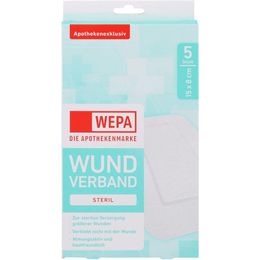 WEPA Wundverband 8x15 cm steril 5 St