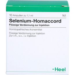 Heel Selenium Homaccord Ampullen 10 St