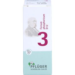 Pflüger® Biochemie Pflüger 3 Ferrum phosphoricum D 12 Glob. 15 g