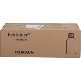 Aqua B.Braun Sp&uuml;ll&ouml;sung Kunststoff Flasche 10X500 ml