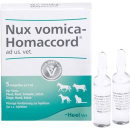 Heel Nux Vomica Homaccord ad us.vet.Ampullen 5 St