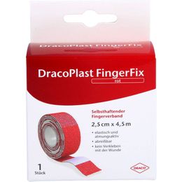 Dracoplast FingerFix 2,5 cmx4,5 m m.Wundk.rot 1 St