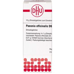 DHU-Arzneimittel Paeonia Officinalis D 6 Globuli 10 g