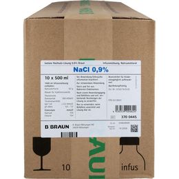 B.Braun Kochsalzl&ouml;sung 0,9% Glasfl. 10X500 ml