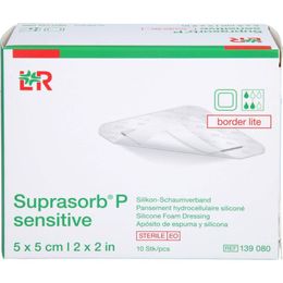 EurimPharm Arzneimittel Suprasorb P sensitive PU-Schaumv.bor.lite 5x5cm 10 St