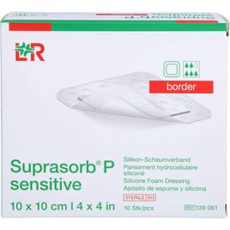 B2B Medical Suprasorb P sensitive PU-Schaumv.border 10x10cm 10 St