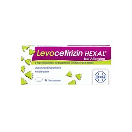 HEXAL&reg; Levocetirizin Hexal bei Allergien 5 mg Filmtabl. 6 St