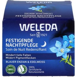 Weleda festigende Nachtpflege blauer Enzian&Edelw. 40 ml
