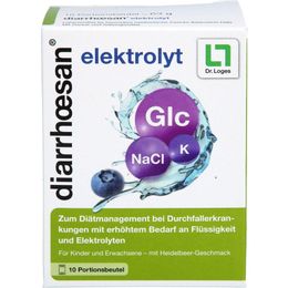 Dr. Loges + Co. GmbH Diarrhoesan elektrolyt Plv.z.Her.e.Lsg.z.Einnehmen 10 St