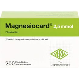 Verla-Pharm Arzneimittel GmbH & Co. KG Magnesiocard 2,5 mmol Filmtabletten 200 St