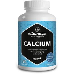 Vitamaze GmbH Calcium 400 mg vegan Tabletten 180 St