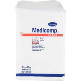 Paul Hartmann AG Medicomp extra Vlieskomp.unsteril 10x10 cm 6fach 100 St