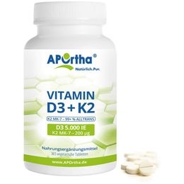 Vitamin D3 5.000 I.E.+Natto K2 200 &mu;g Tabletten 365 St