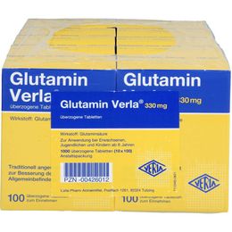 Verla-Pharm Arzneimittel GmbH & Co. KG Glutamin Verla überzogene Tabletten 1000 St