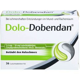 Reckitt Benckiser Deutschland GmbH DOLO-DOBENDAN 1,4 mg/10 mg Lutschtabletten 36 St