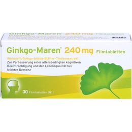 HERMES Arzneimittel GINKGO-MAREN 240 mg Filmtabletten 30 St