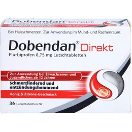 Reckitt Benckiser Deutschland GmbH Dobendan Direkt Flurbiprofen 8,75 mg Lutschtabl. 36 St