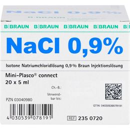 B.Braun Kochsalzlösung 0,9% Miniplasco connect 20X5 ml