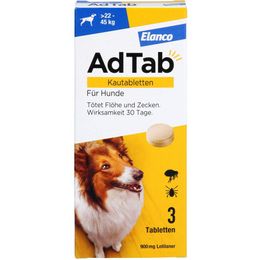 Adtab 900 mg Kautabletten f&uuml;r Hunde >22-45 kg 3 St